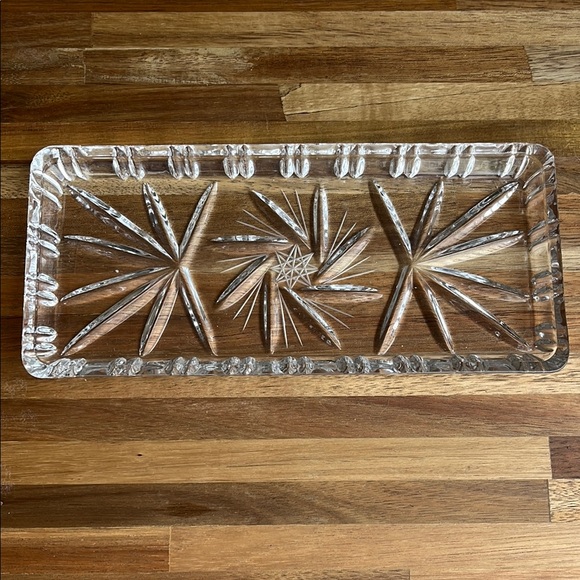 Bath | Vintage 198 Crystal Pinwheel Vanity Tray | Poshmark